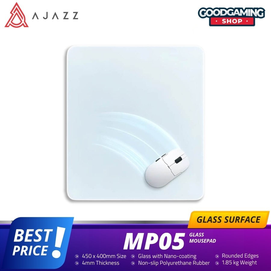 Jual AJAZZ MP05 Gaming Glass Mousepad | Shopee Indonesia