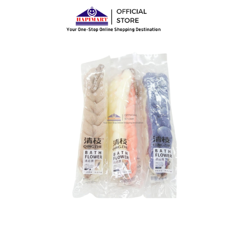 Jual Qingzhi Washlap Mandi Dengan Spons Model Kepang/Shower Puff/Spons ...