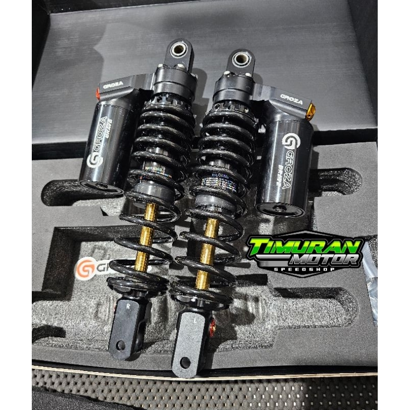 Jual SHOCK GROZA BRAVE SERIES NMAX OLD 330 MM BLACK AS GOLD | Shopee ...