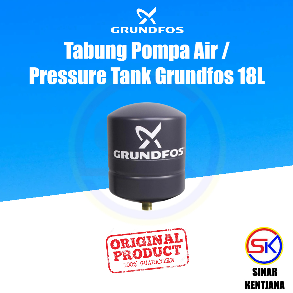 Jual Tabung Pompa Air Grundfos 18L / Pressure Tank Grundfos 18L ...