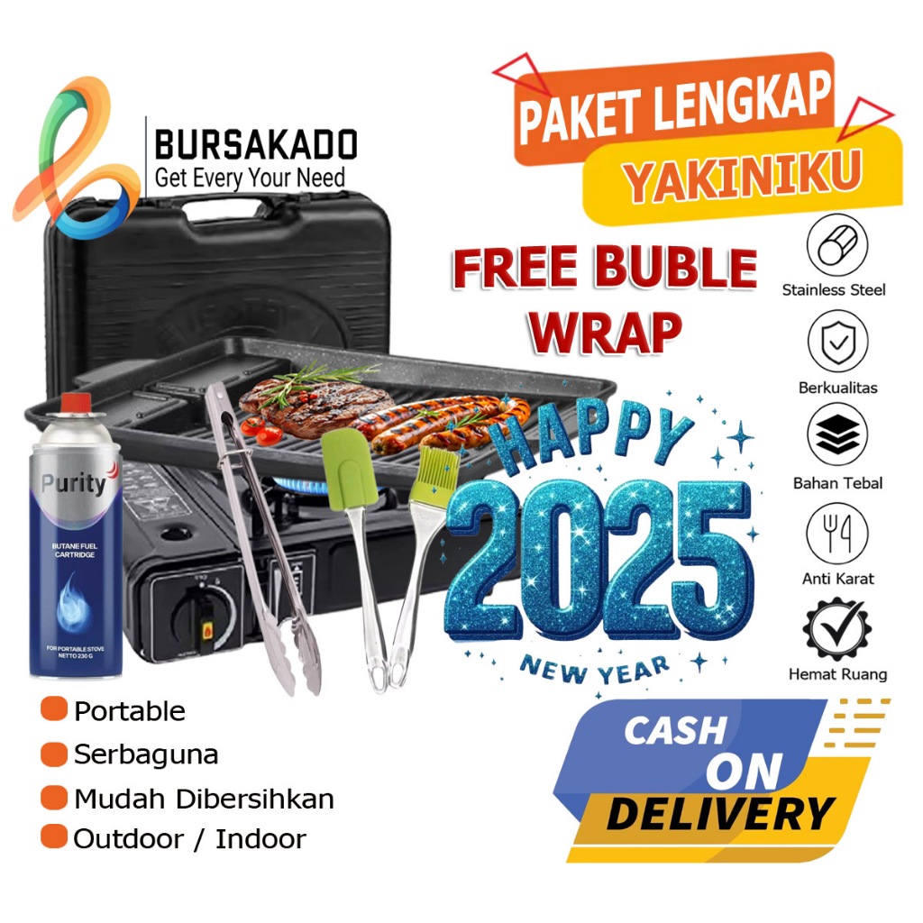 Jual PAKET KOMPOR PORTABLE PLUS YAKINIKU GRILL SPECIAL TAHUN BARU ...