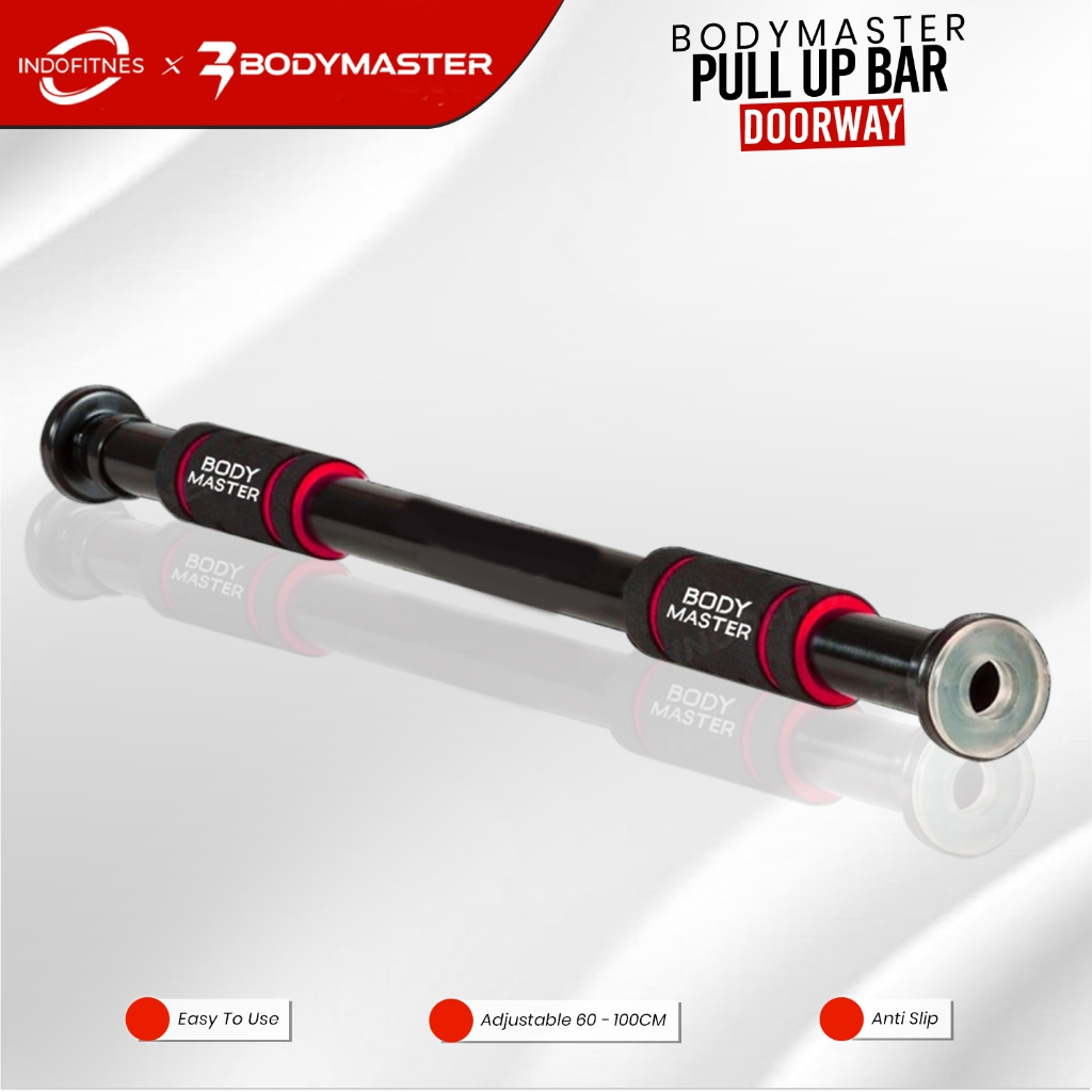 Jual BODYMASTER Door Chin Up - Pull Up Bar Pintu Gym Fitness | Shopee ...