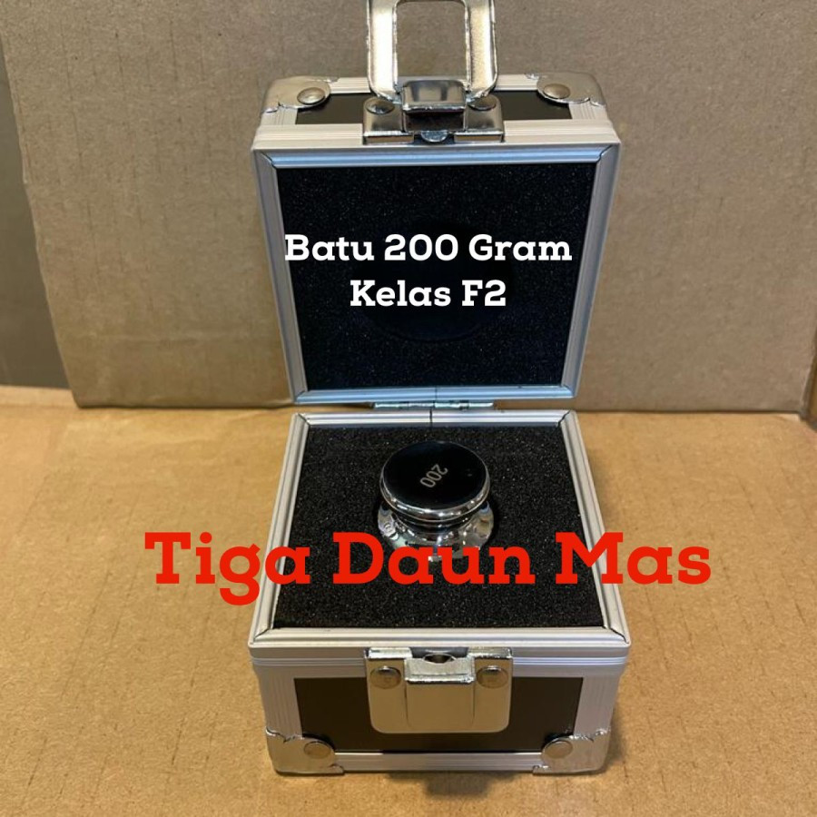 Jual Anak Timbangan Stainless Sonic 200 Gram Kelas F2 Batu Timbangan ...