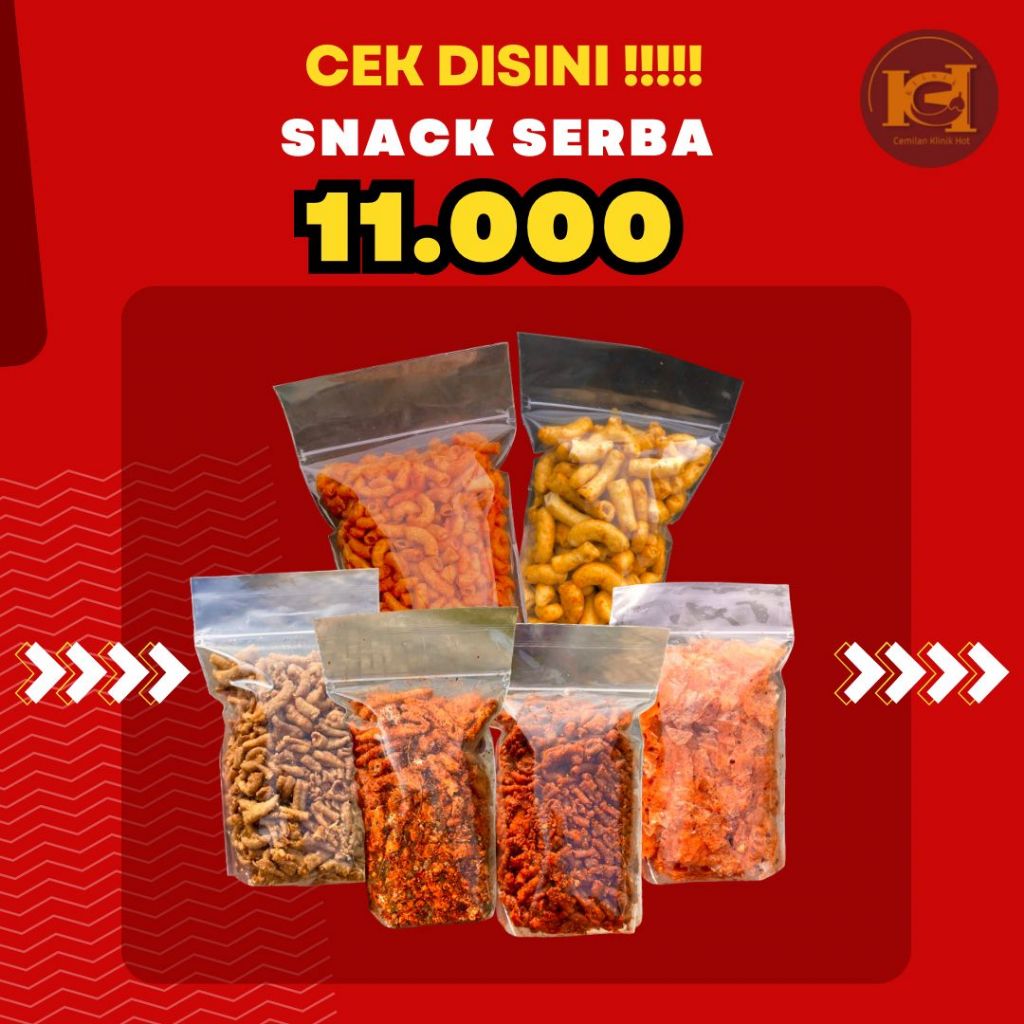 Jual Aneka Snack Kiloan Serba 10.000 Bebas Pilih / Camilan Makanan ...