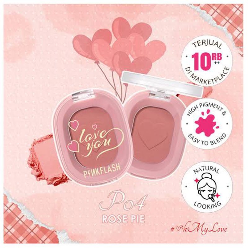 Jual Pinkflash Soft Pigment Blush P04 | Shopee Indonesia