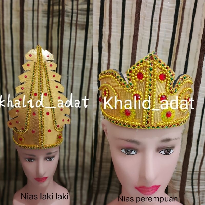Jual NIAS SEPASANG - MAHKOTA ADAT NIAS -SUNTING ADAT NIAS | Shopee ...
