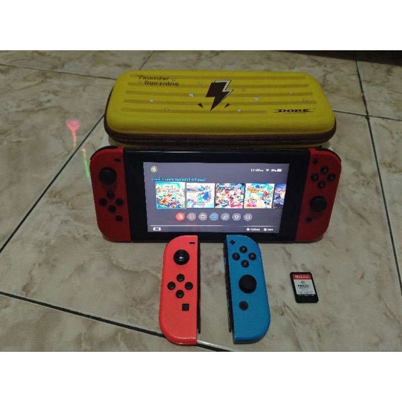 Jual Nintendo Switch V1 + Dobe Case | Shopee Indonesia
