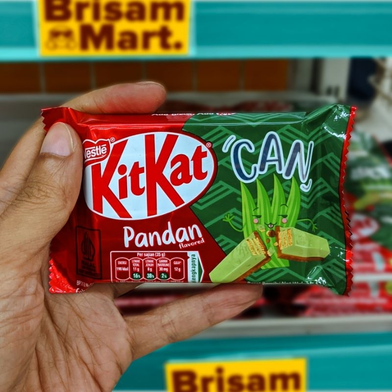 Jual Kit Kat Chocolate 4 Fingers Pandan 35g | Shopee Indonesia