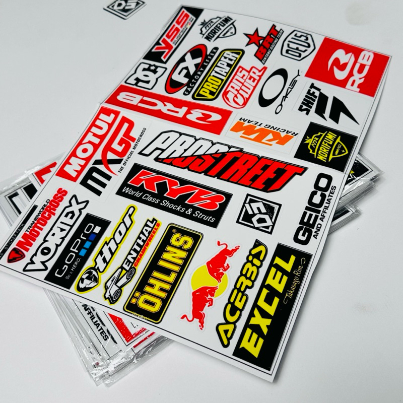 Jual AA Sticker Pack – Stiker Racing / Sponsor Balap Paket | Bahan ...