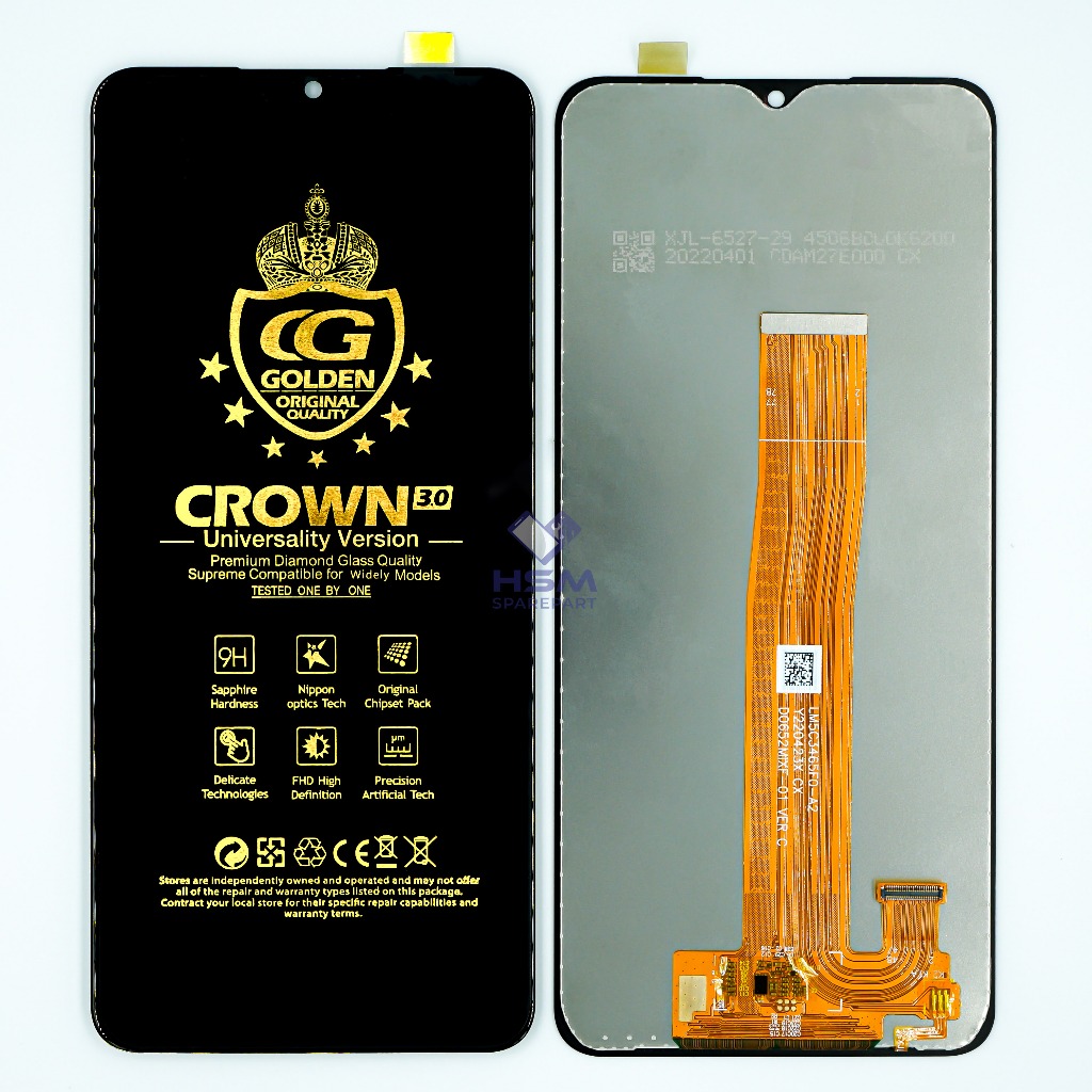Jual LCD SAMSUNG GALAXY A12/A125F/M12/M127F/A02/A022F/M02/M022F FULLSET ...
