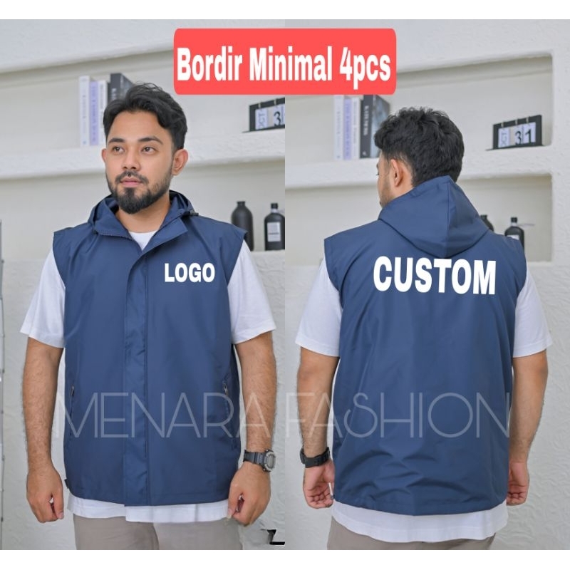 Jual ROMPI VEST CUSTOM KHUSUS BORDIR ROMPI SERAGAM KOMUNITAS ROMPI ...