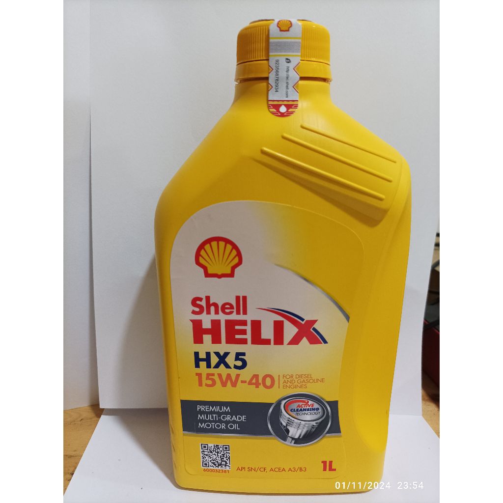 Jual OLI SHELL HELIX HX5 15W-40 1LITER | Shopee Indonesia