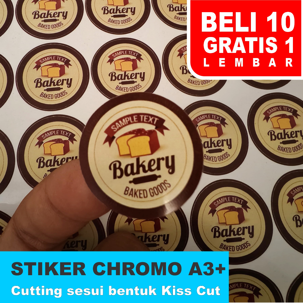 Jual Stiker Label Kemasan Cutting Lembaran A3, Stiker Label minuman ...