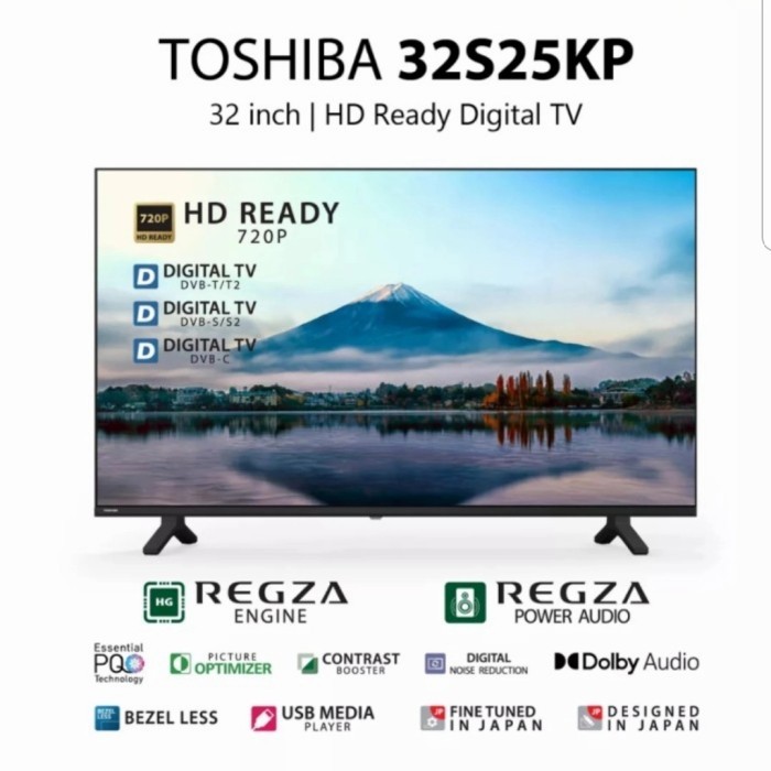 Jual LED TOSHIBA 32S25KP (DIGITAL TV) / LED TOSHIBA 43S25KP (DIGITAL TV) | Shopee Indonesia