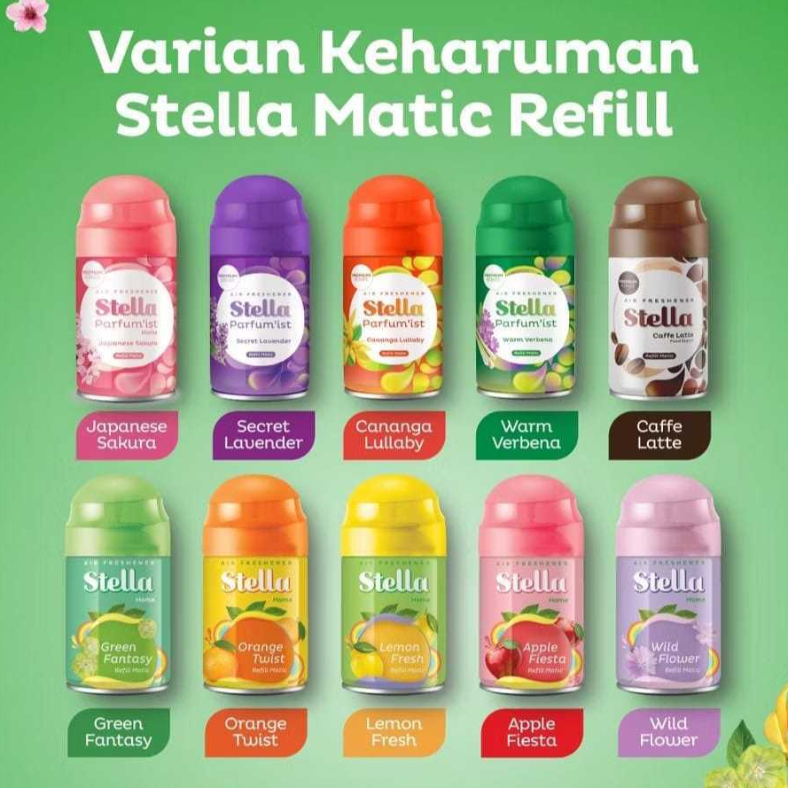 Jual STELLA Matic Air Freshener Pengharum Ruangan Refill Kemasan Botol ...