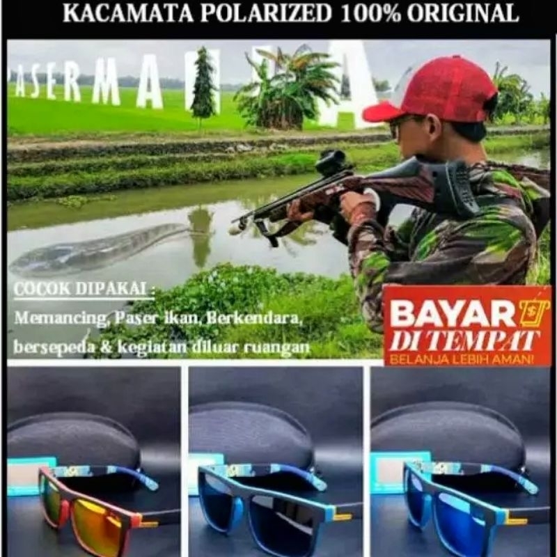 Jual KACAMATA POLARIZED PASER MEMANCING/BERKENDARA/OLAHRAGA/JALAN/BERSEPEDA PRIA AVIATION ...
