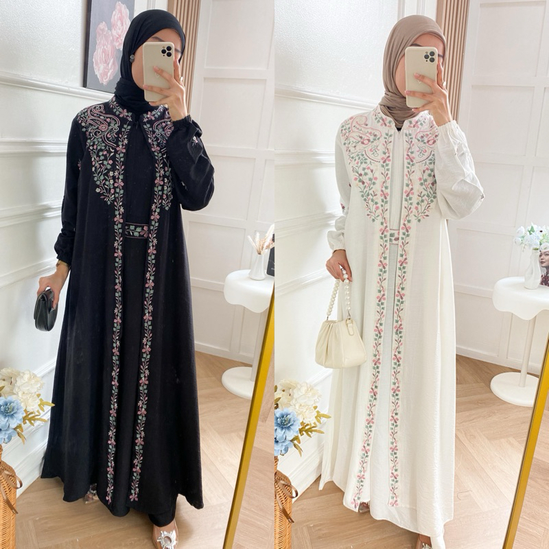 Jual Gamila Abaya FREE BELT / Gemala Dress | Shopee Indonesia