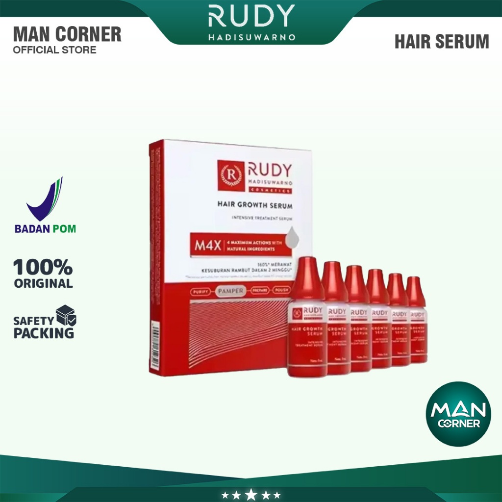 Jual Rudy Hadisuwarno Hair Growth Serum 6x9ml - RHC | Man Corner ...