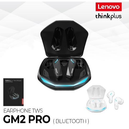 Jual Lenovo Thinkplus GM2 PRO TWS Wireless Earbuds Headset Bluetooth Gaming type c | Shopee ...