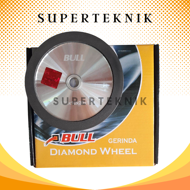Jual Diamond Asah Yellow 5" X 240 2 Sisi Bull / Diamond Wheel Asah Tct ...