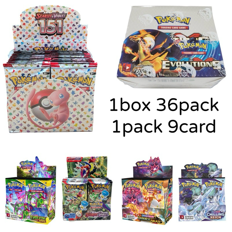 Jual [READY] POKEMON TRADING CARD BOX KARTU POKEMON BAHASA ENGLISH 1 ...