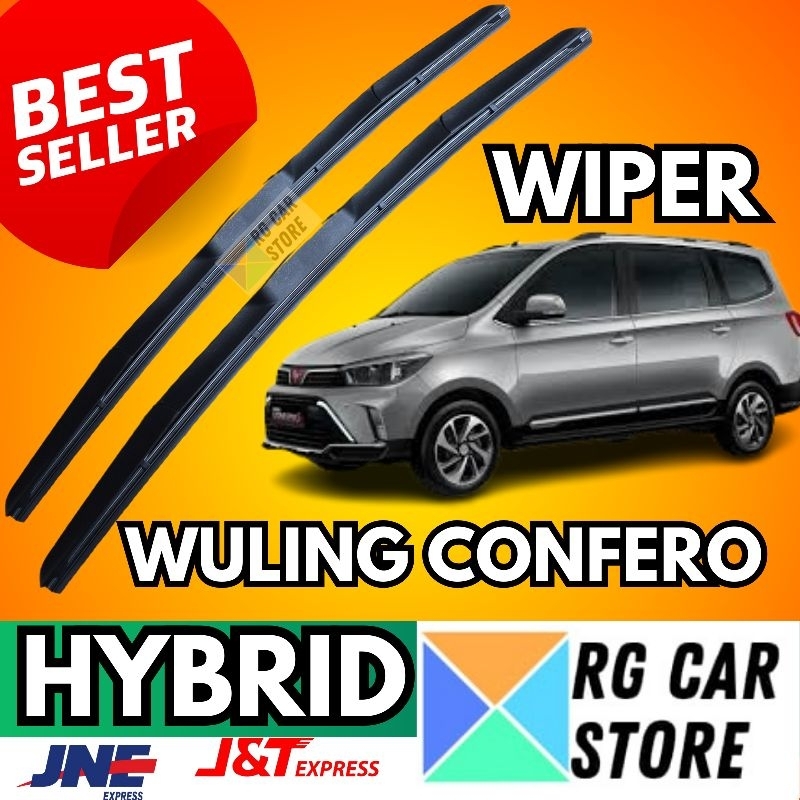 Jual Wiper Kaca Mobil Wuling Confero Model Wiper Hybrid Merek Carall ...