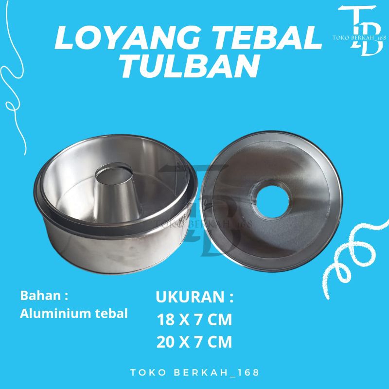 Jual LOYANG TULBAN TEBAL DIAMETER 18 & 20 CM TINGGI 7 CM / LOYANG ...