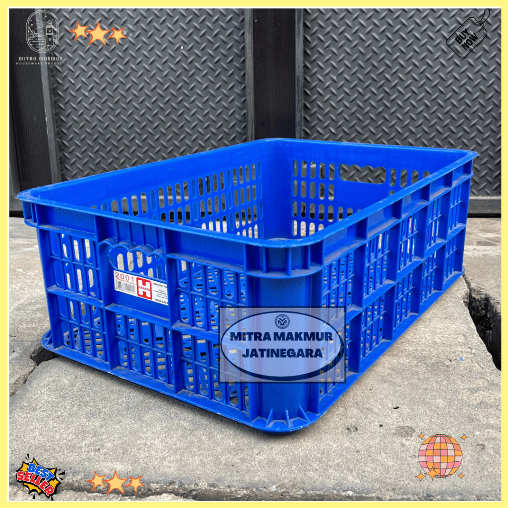 Jual KERANJANG INDUSTRI HANATA 2001 KONTAINER KRAT PLASTIK TEBAL HANATA ...