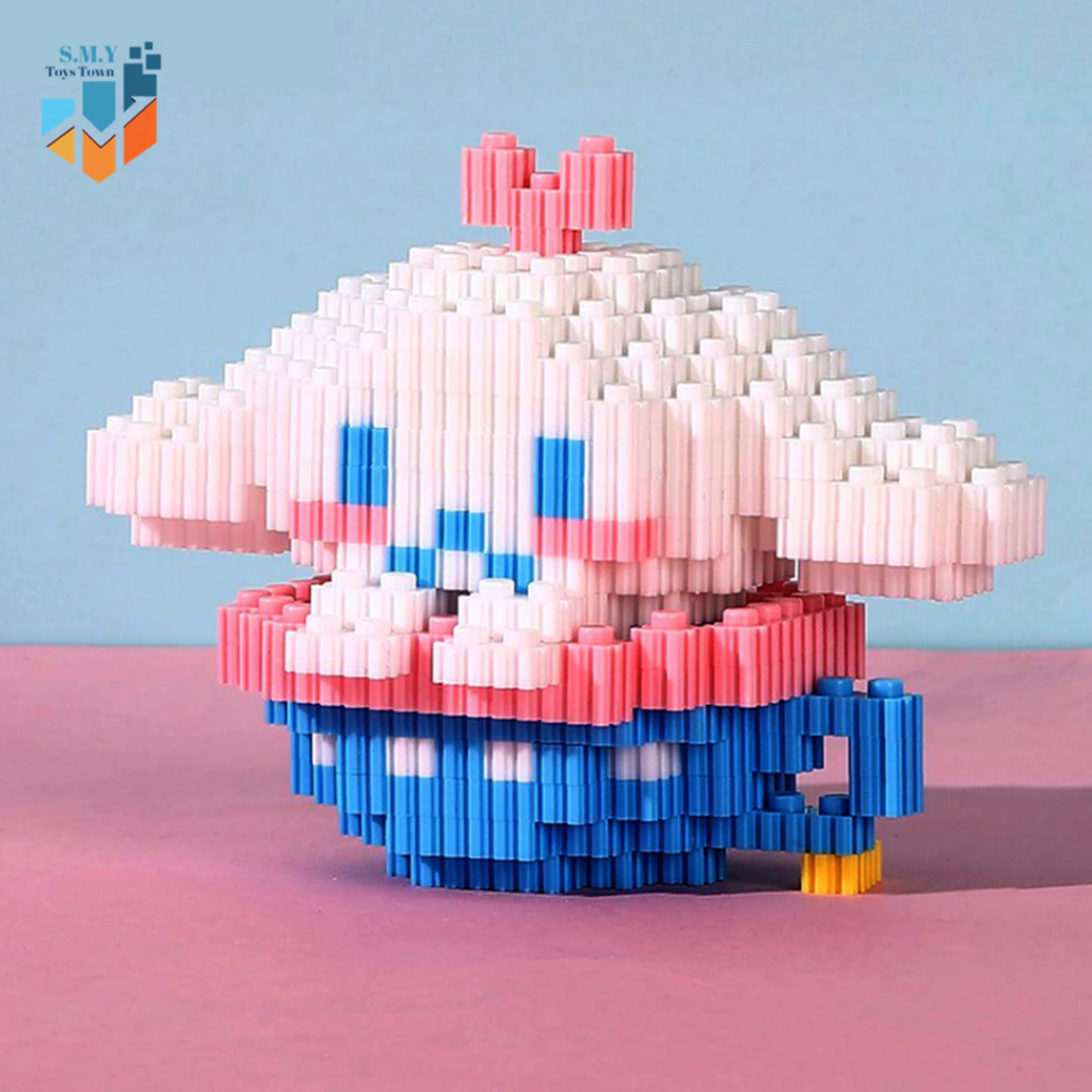 Jual SMY Toystown Nano Blocks Sanrio Cinnamon Roll 3D Model, Mainan ...