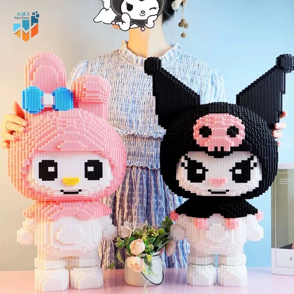 Jual SMY Toystown Nano Blocks Sanrio Big Series 3D Model Jumbo Melody ...