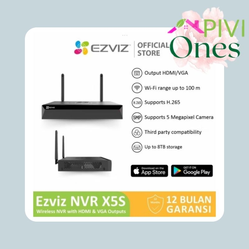 Jual Ezviz X5S NVR 8 Channel Network Smart Home Security Recorder - NVR ...