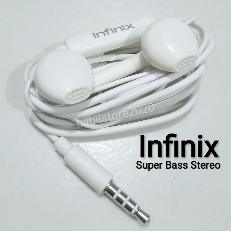 Jual Headset Original Infinix Super Bass/Full Bass Stereo Support ...