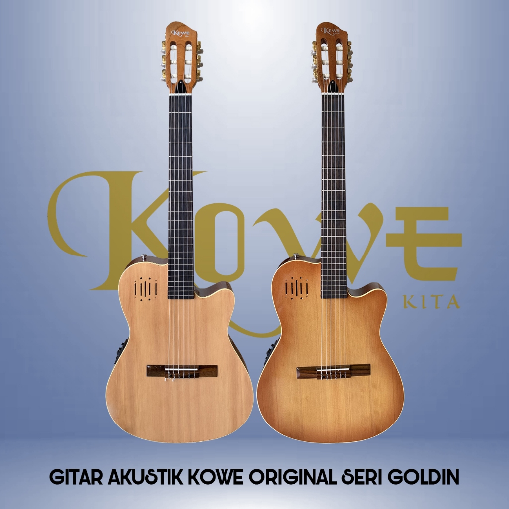 Jual Gitar Goldin Akustik Original Merk Kowe Terbaru | Shopee Indonesia