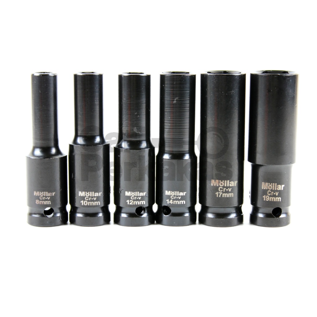Jual MOLLAR Mata Sock Impact Mata Sok Impek Deep Wall Impact Socket 1/2" Mata Kunci Sock ...