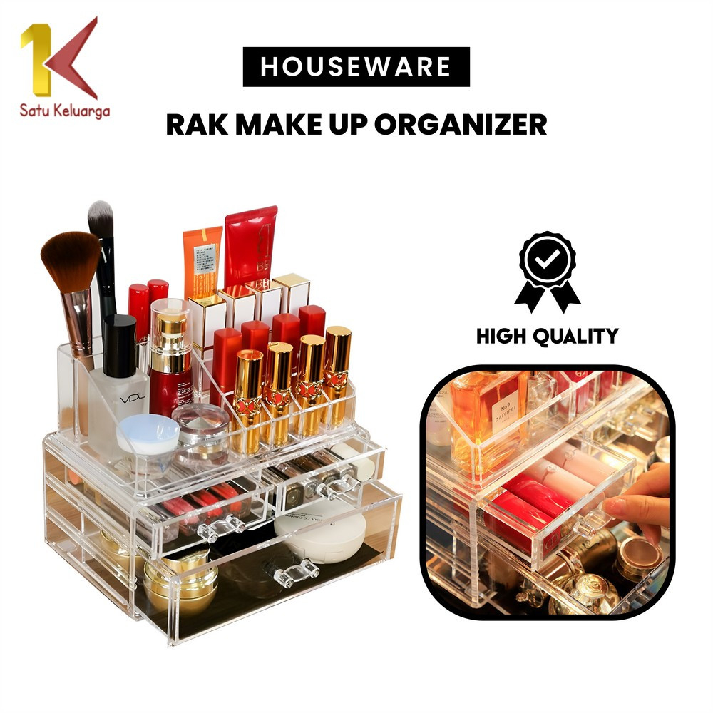 Jual 1K Tempat Make Up Multifungsi K16 Rak Make Up Organizer Akrilik 3 ...