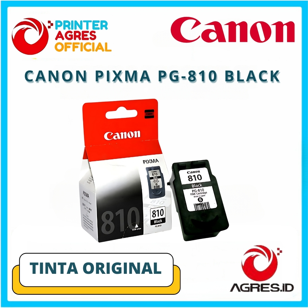 Jual CANON Tinta Printer PG 810 Black Hitam Original Cartridge PG810 ...