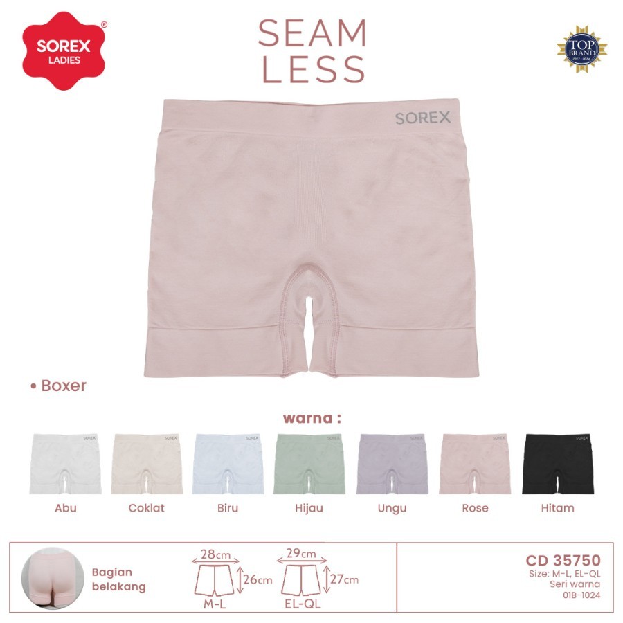 Jual cd celana dalam boxer wanita seamless sorex 35750 | Shopee Indonesia
