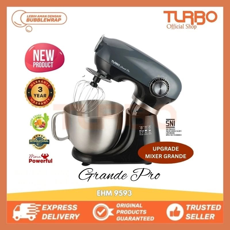 Jual TURBO STAND MIXER GRANDE PRO GRANDE PRO EHM 9593 / EHM 9593 METAL ...