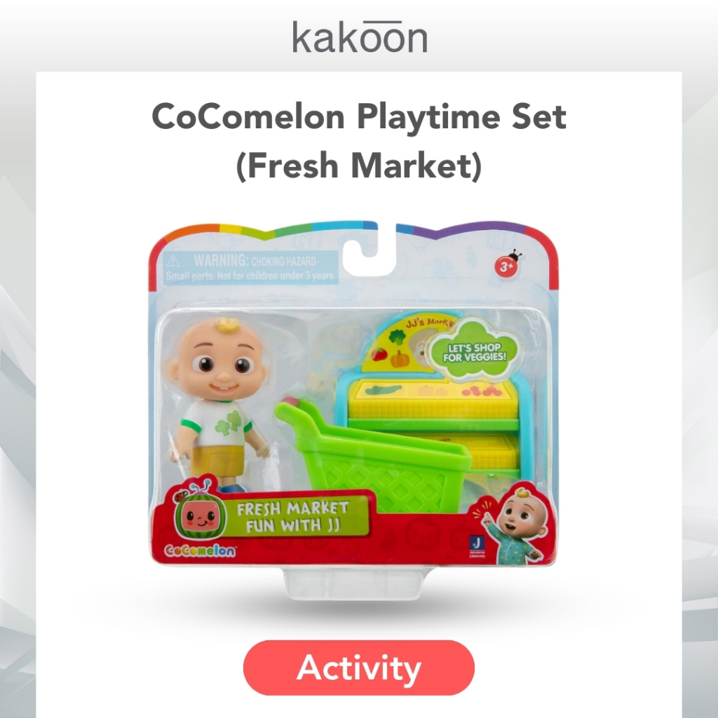 Jual KAKOON CoComelon Playtime Sets (Fresh Market) | Shopee Indonesia