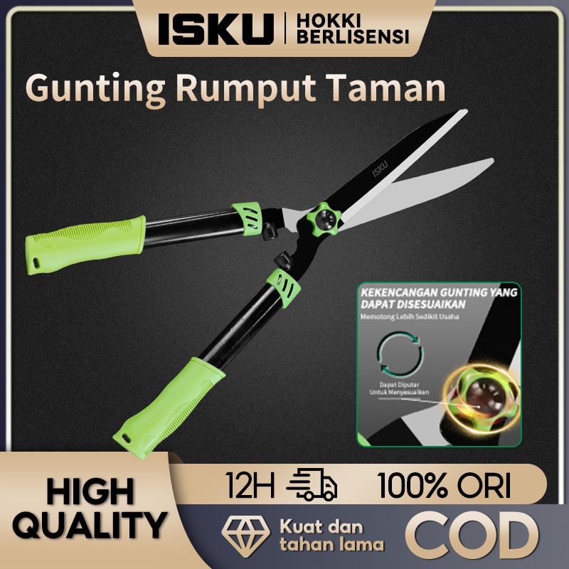 Jual ISKU Gunting Rumput Taman Gunting tanaman gunting pangkas daun ...