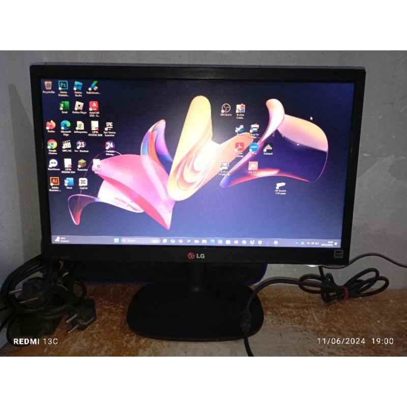Jual Monitor LED LG 20 inch wide screen normal | Shopee Indonesia