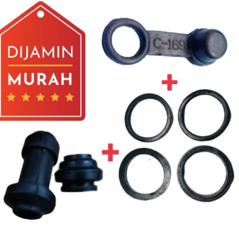 Jual Seal Oring Tutup Kaliper Rem 1Set SUPRA X/KARISMA/REVO | Shopee Indonesia