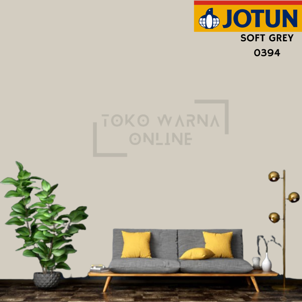 Jual CAT TEMBOK INTERIOR JOTUN SERIES - SOFT GREY 0394 (GALON) | Shopee ...