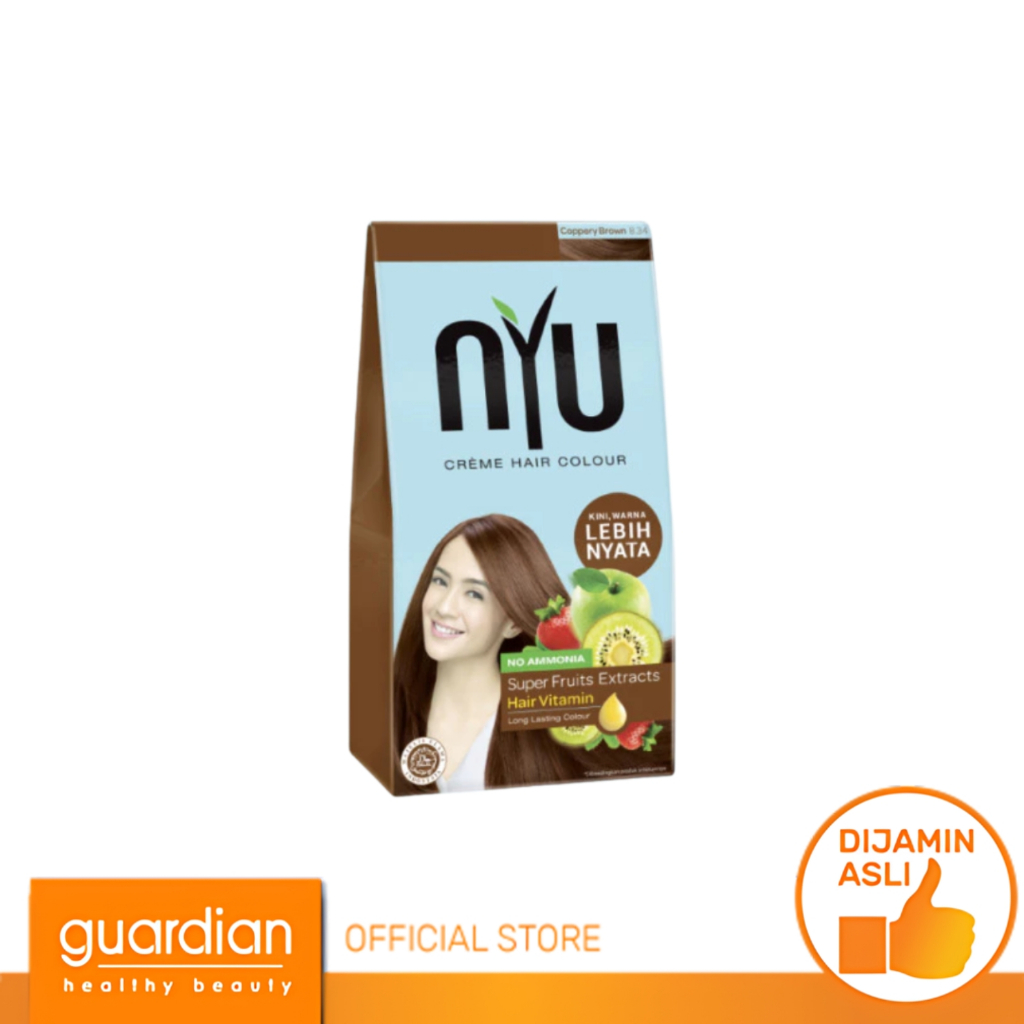 Jual NYU Creme Hair Colour Coppery Brown - Pewarna Rambut | Shopee ...