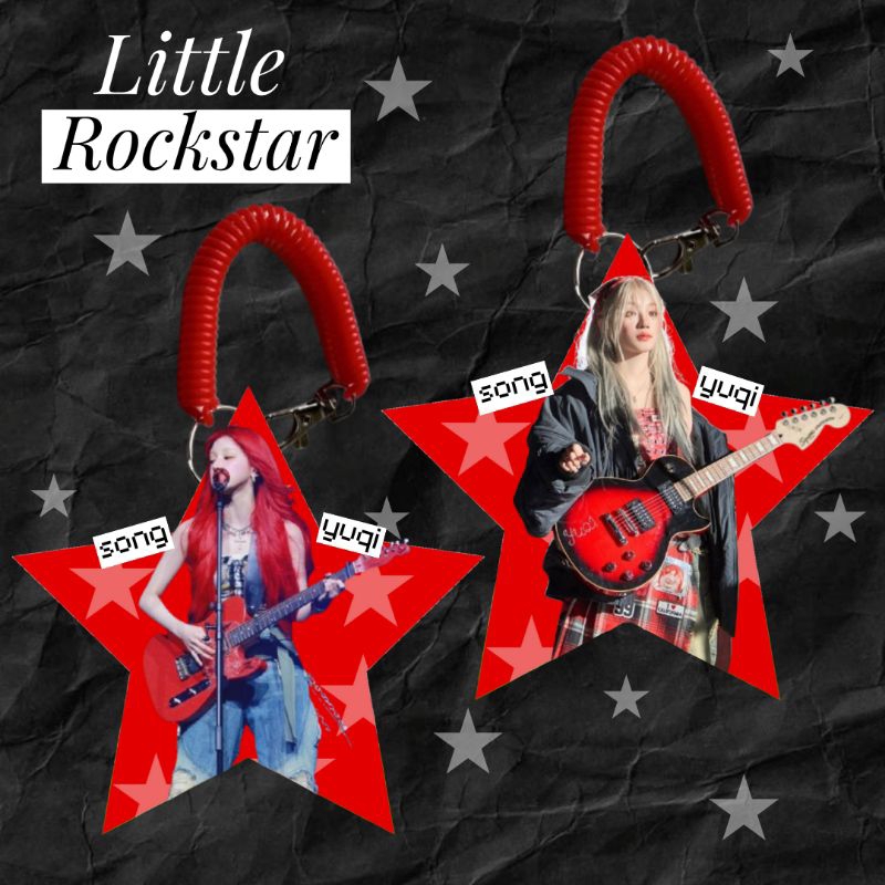 Jual [PRE-ORDER] LITTLE ROCKSTAR KEYCHAIN GIDLE VERS GIRLGROUP GIRLBAND ...