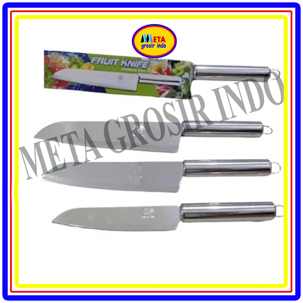 Jual Pisau Dapur Full Stainless Tajam Anti Karat | Shopee Indonesia