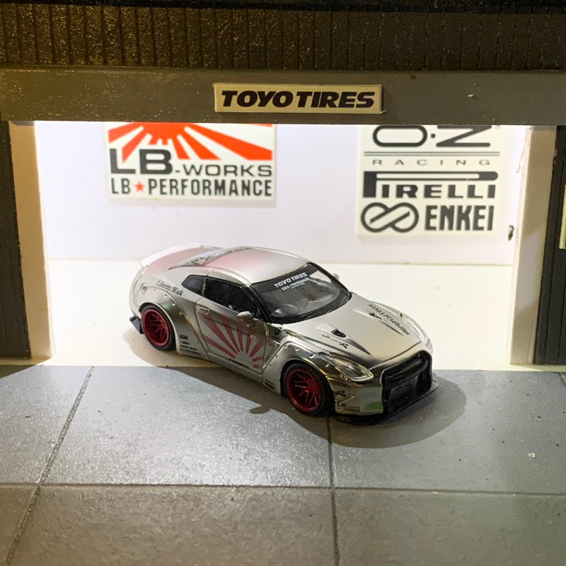 Jual Mini GT LBWK R35 Satin Silver | Shopee Indonesia