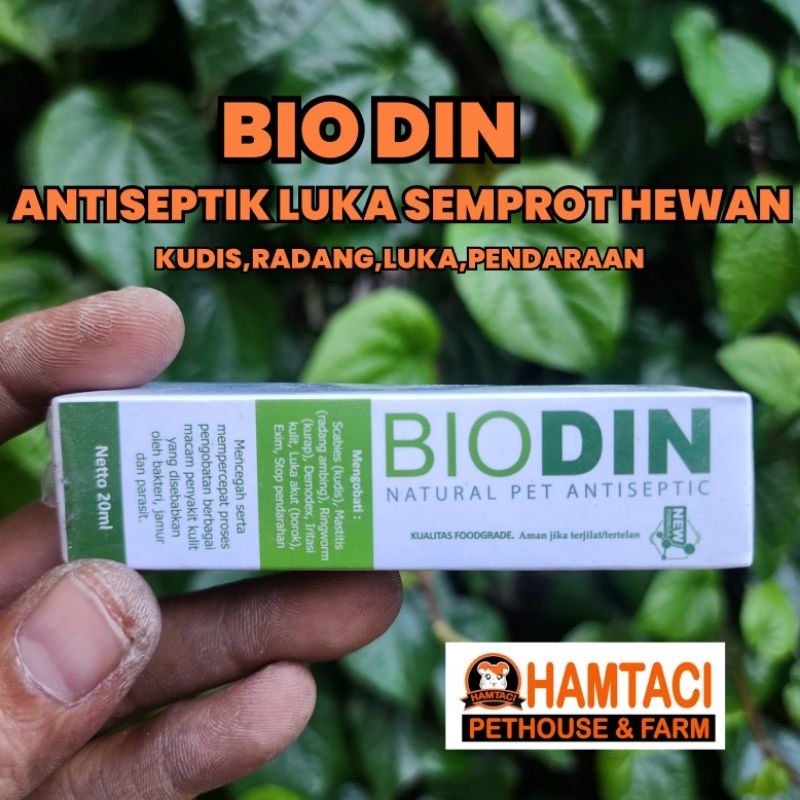 Jual BIODIN SPRAY 20 ML OBAT JAMUR/LUKA/SCABIES/PARASIT | Shopee Indonesia