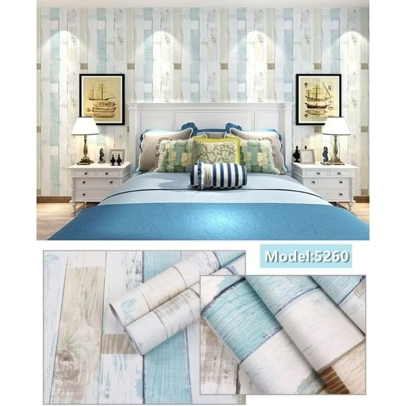 Jual wallpaper dinding kayu 3 warna ukuran 8m s/d 9m x45cm | Shopee ...