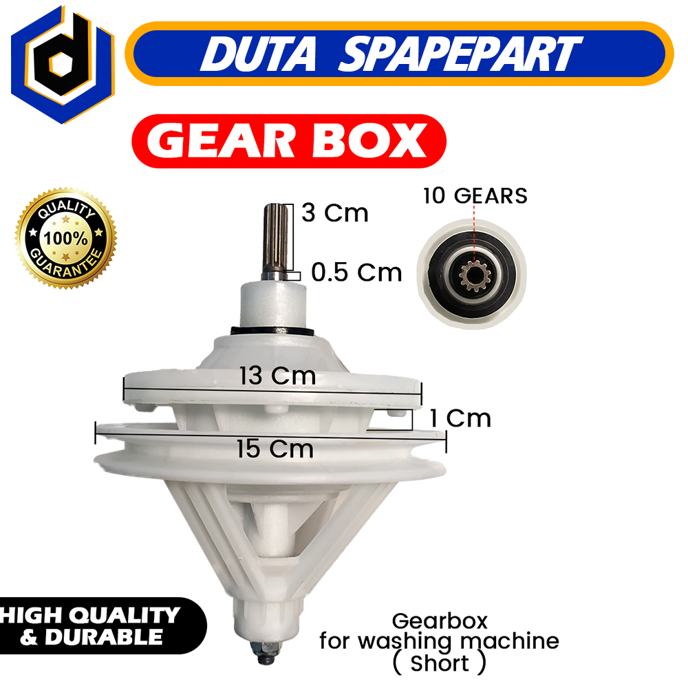 Jual Gearbox Gear Box Mesin Cuci 2 Tabung UMUM 10 GEAR - SRDGB02-10 ...